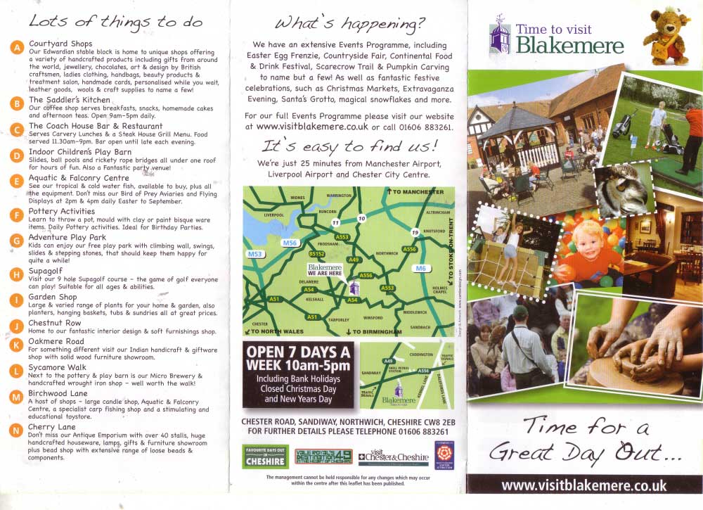 Chester Tourist - Blakemere