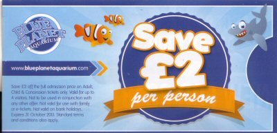 Chester Tourist - Blue Planet Special Offers