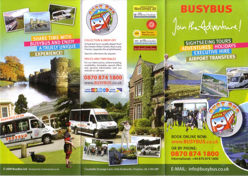 Chester Tourist - Busy Bus Services