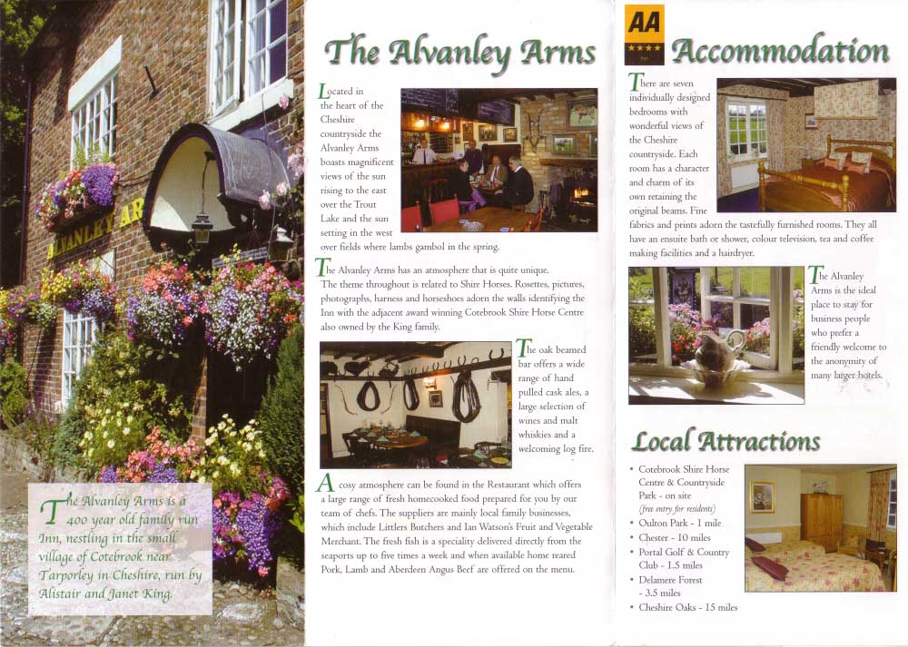 Chester Tourist - The Alvanley Arms