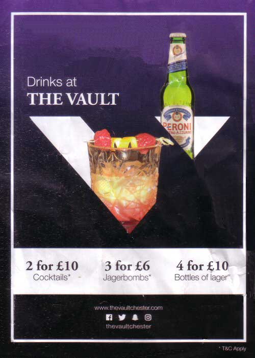 Chester Tourist - The Vault