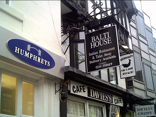 Chester Tourist - Balti House