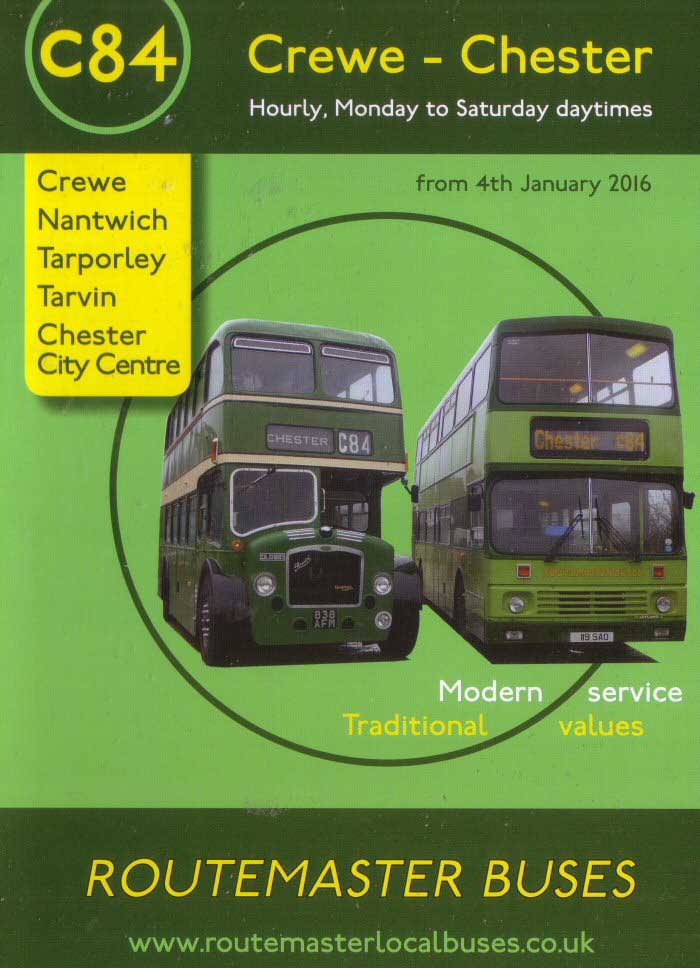 Chester Tourist - Routemaster c84
