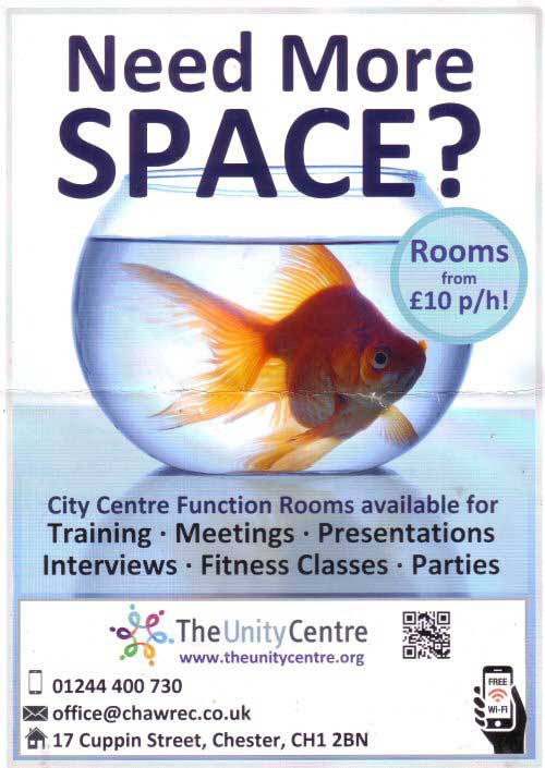 Chester Tourist - The Unity Centre