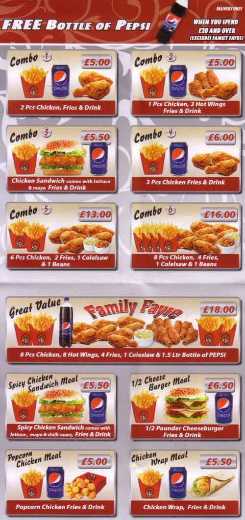 Chester Tourist - Fast Food - Chic-o-land