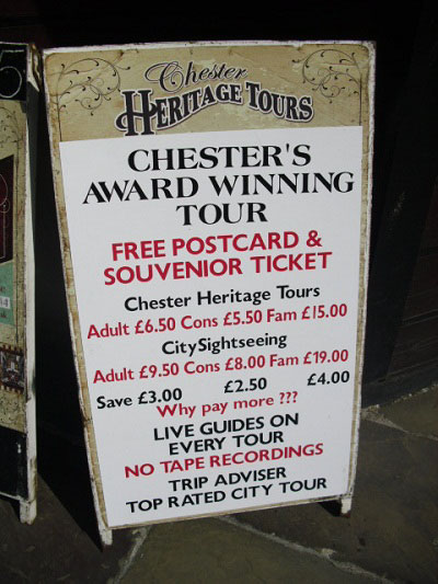 Chester Tourist - Heritage Bus Tour