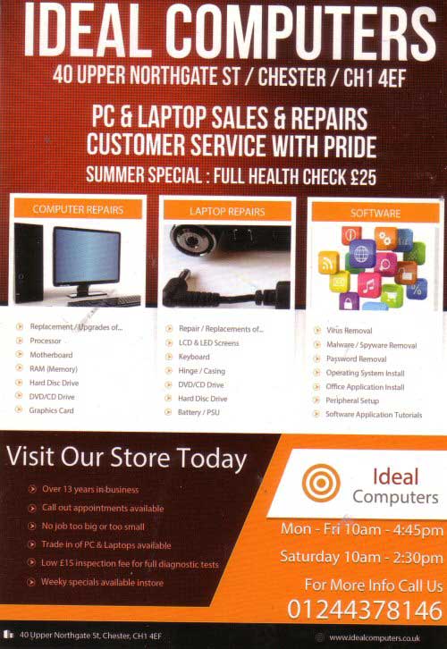 Chester Tourist - Ideal Computers