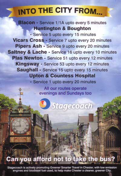 Chester Tourist - Stagecoach