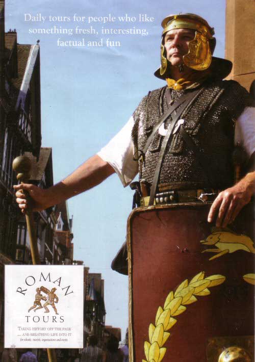 Chester Tourist - Roman Soldier Walking Tour