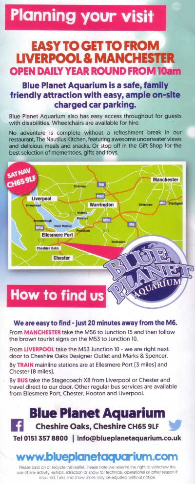 Chester Tourist - Blue Planet