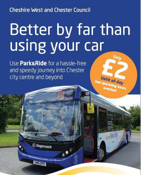 Chester Tourist - Park and Ride More Information