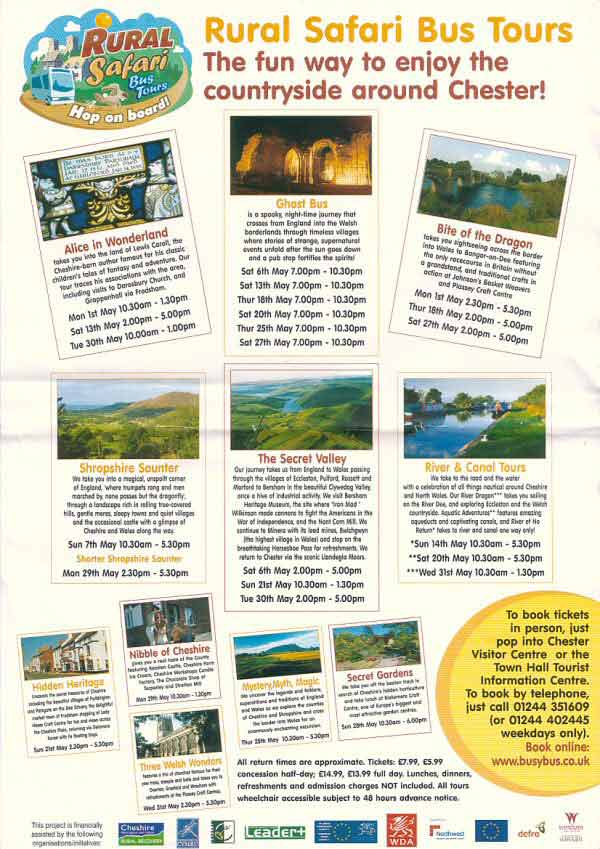 Chester Tourist - Busy Bus Tours